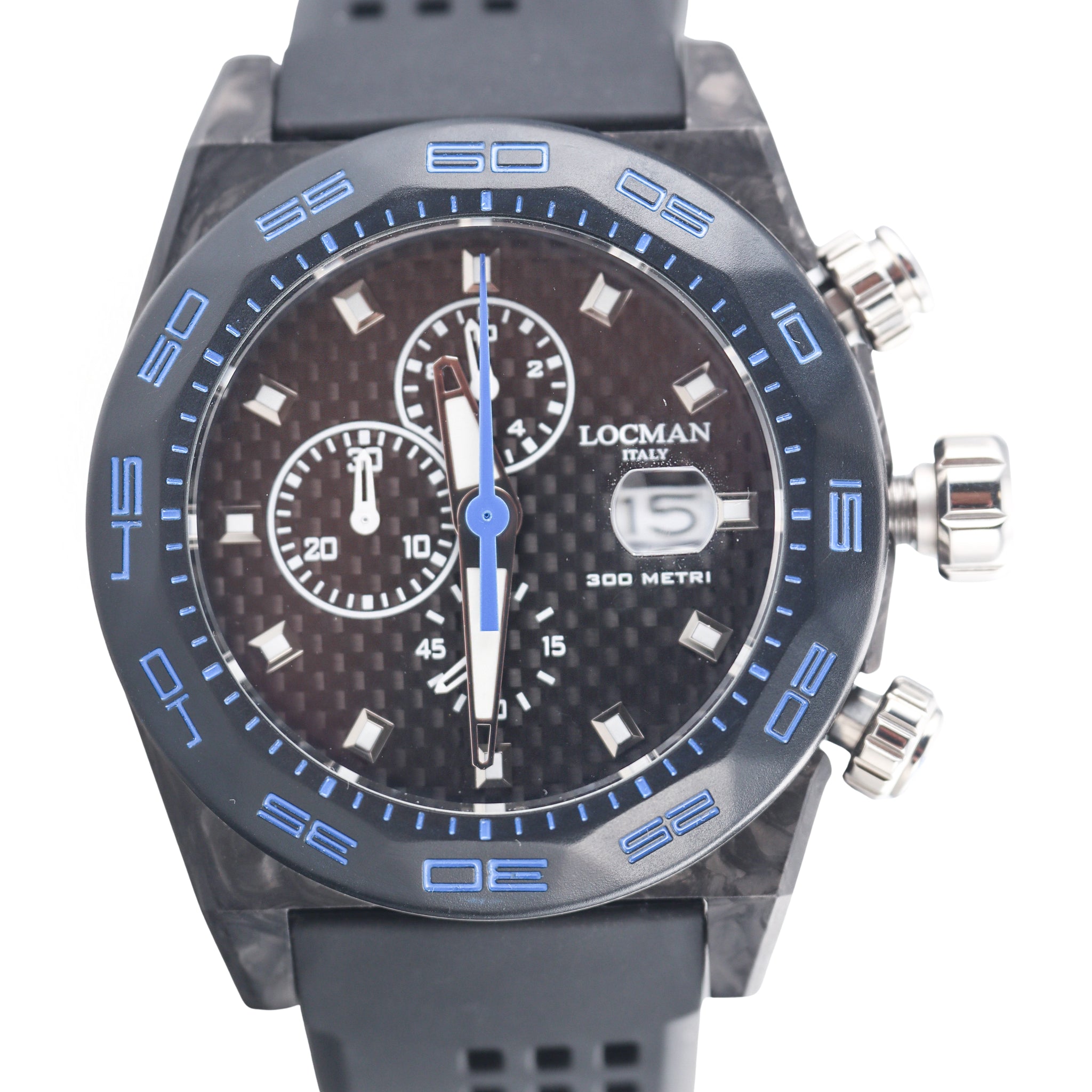 Locman Italy Stealth 300MT Titanium Steel PVD Watch 0218C09A-CBCBNKS2K
