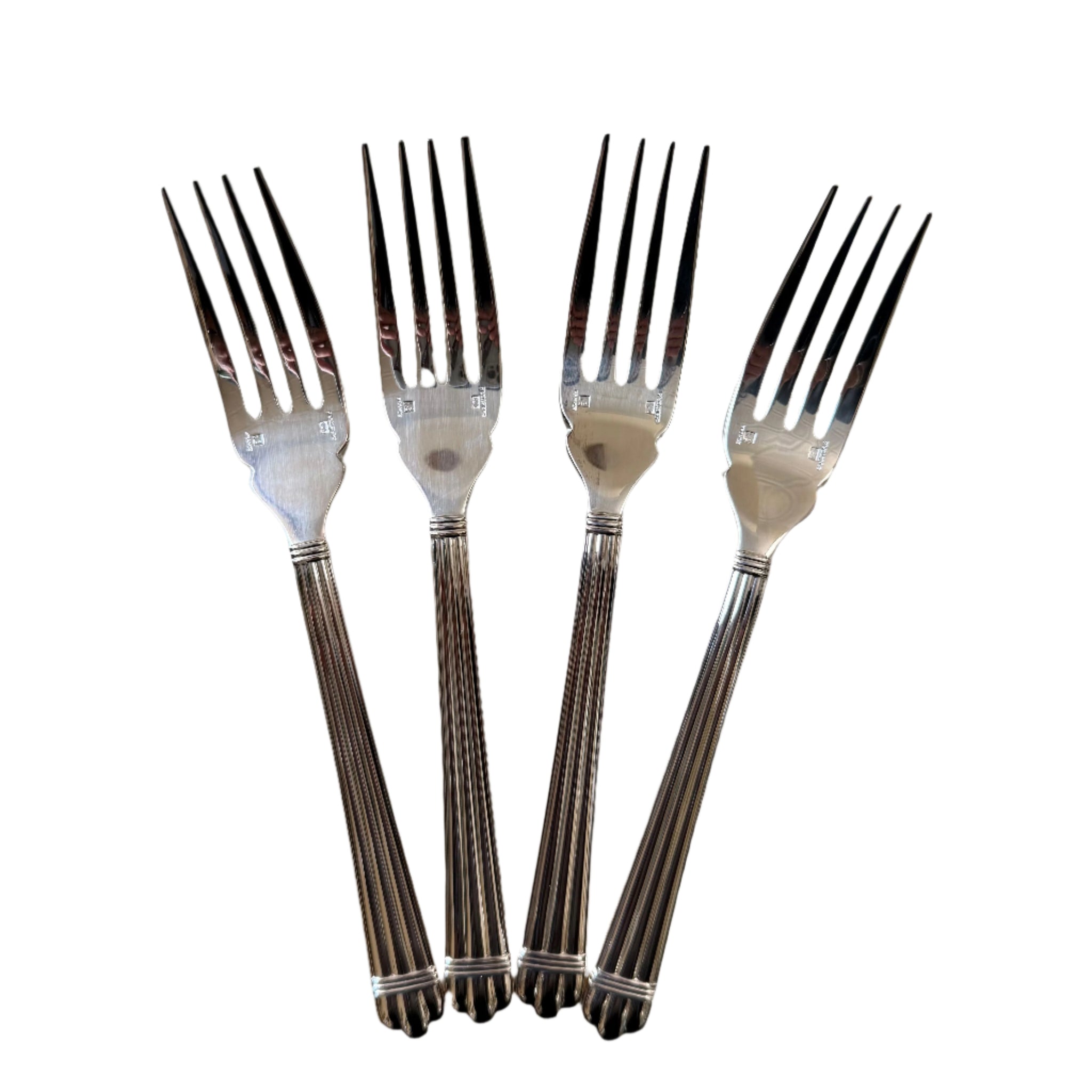 Christofle Aria Silver Plated Fish Fork Set of 4 0022021